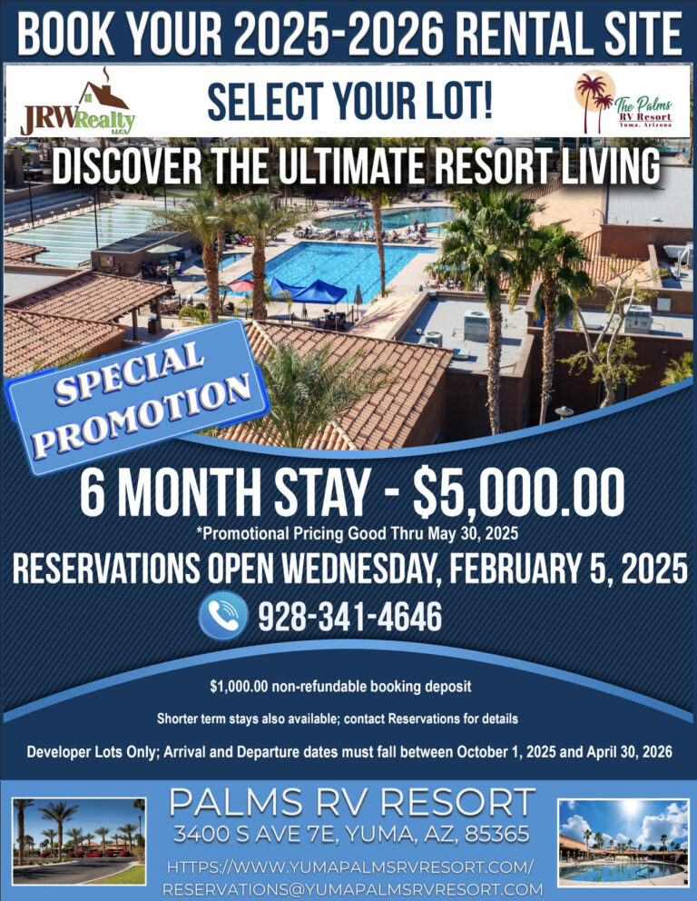 The Palms RV Resort » Yuma, Arizona