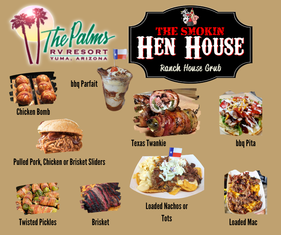 Food Truck Monday- The Smokin' Hen House » The Palms RV Resort