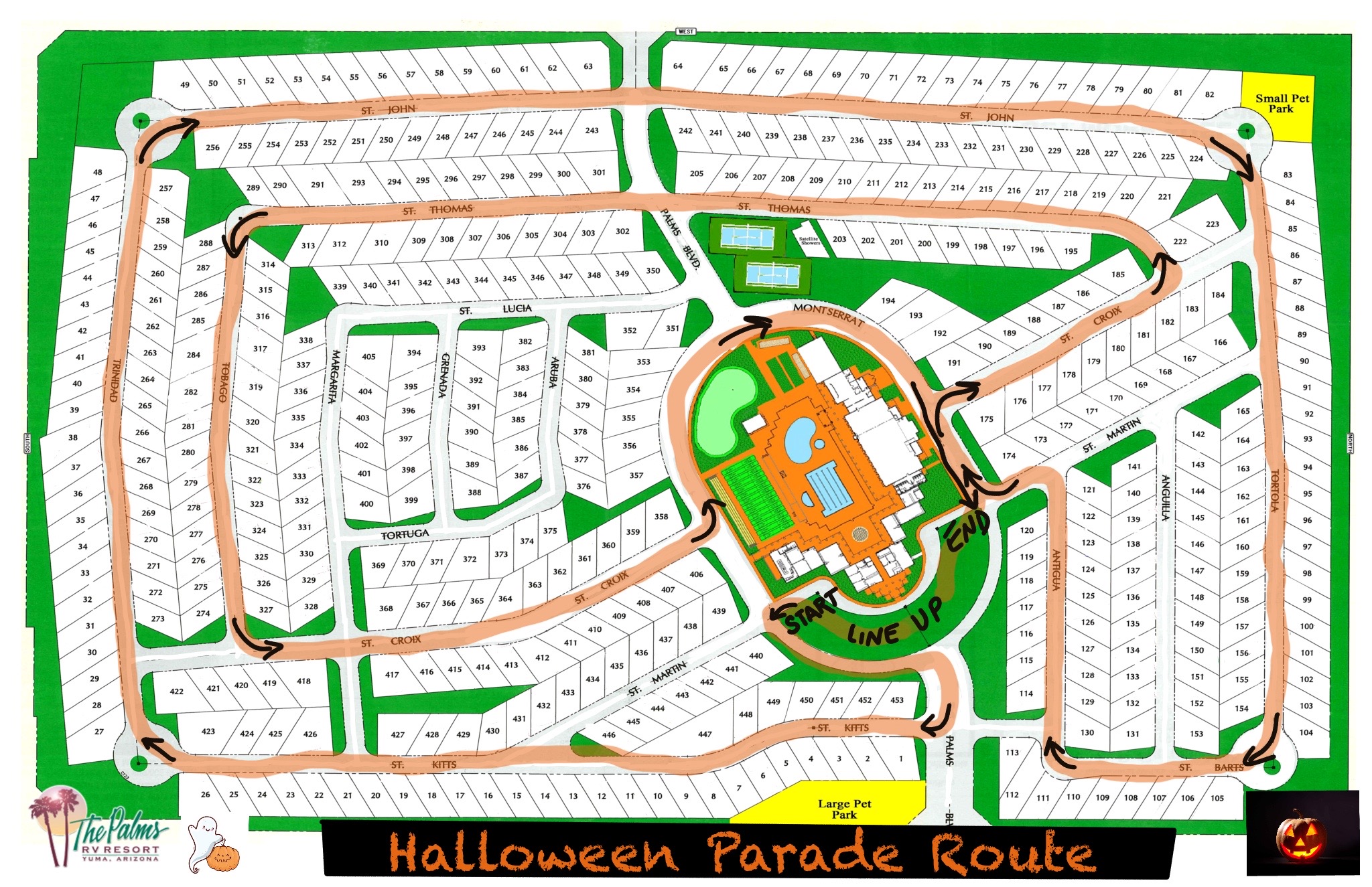 Halloween Parade » The Palms RV Resort