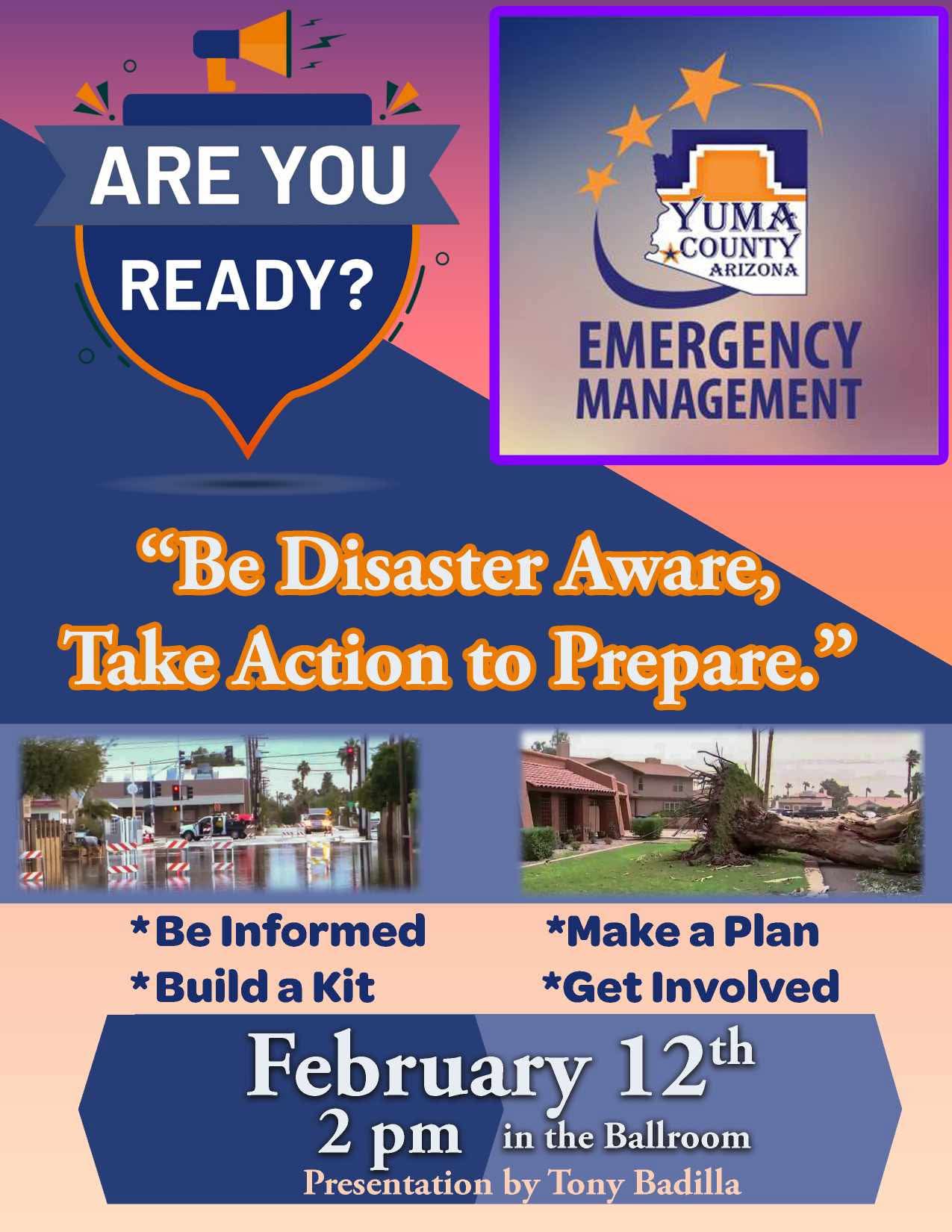 Emergency Preparedness Presentation- Tony Badilla » The Palms RV Resort