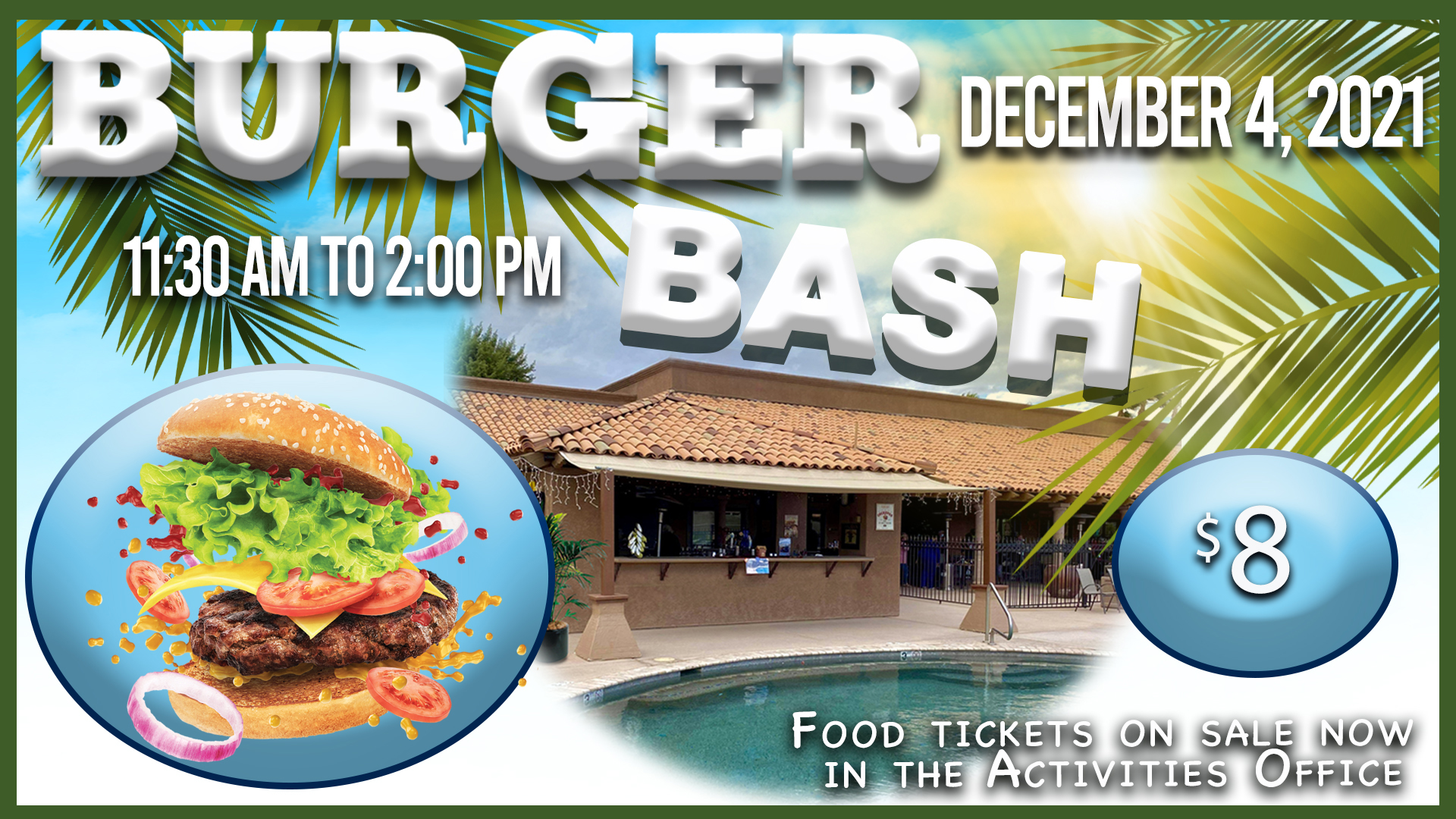Burger Bash The Palms RV Resort