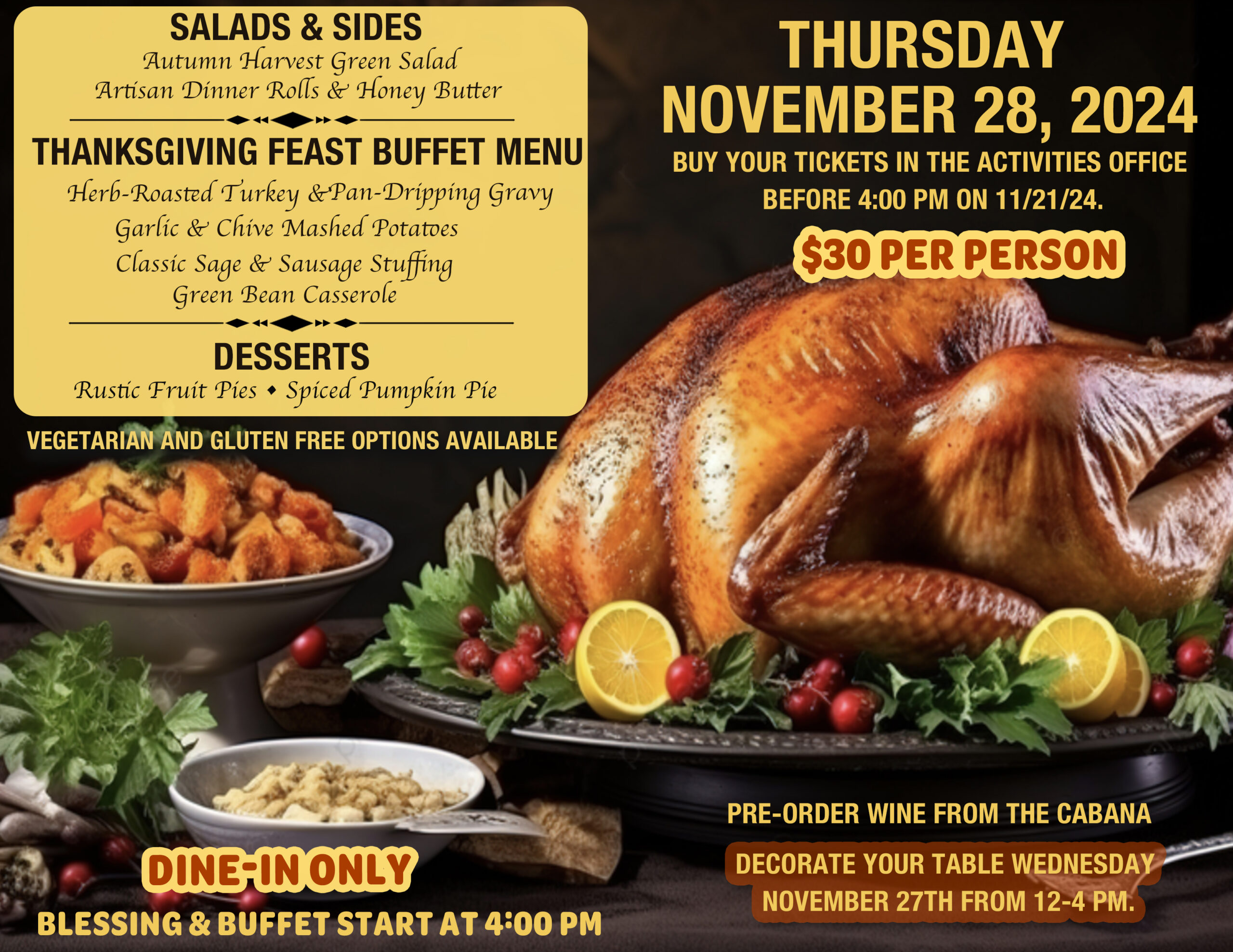 Thanksgiving Dinner » The Palms RV Resort