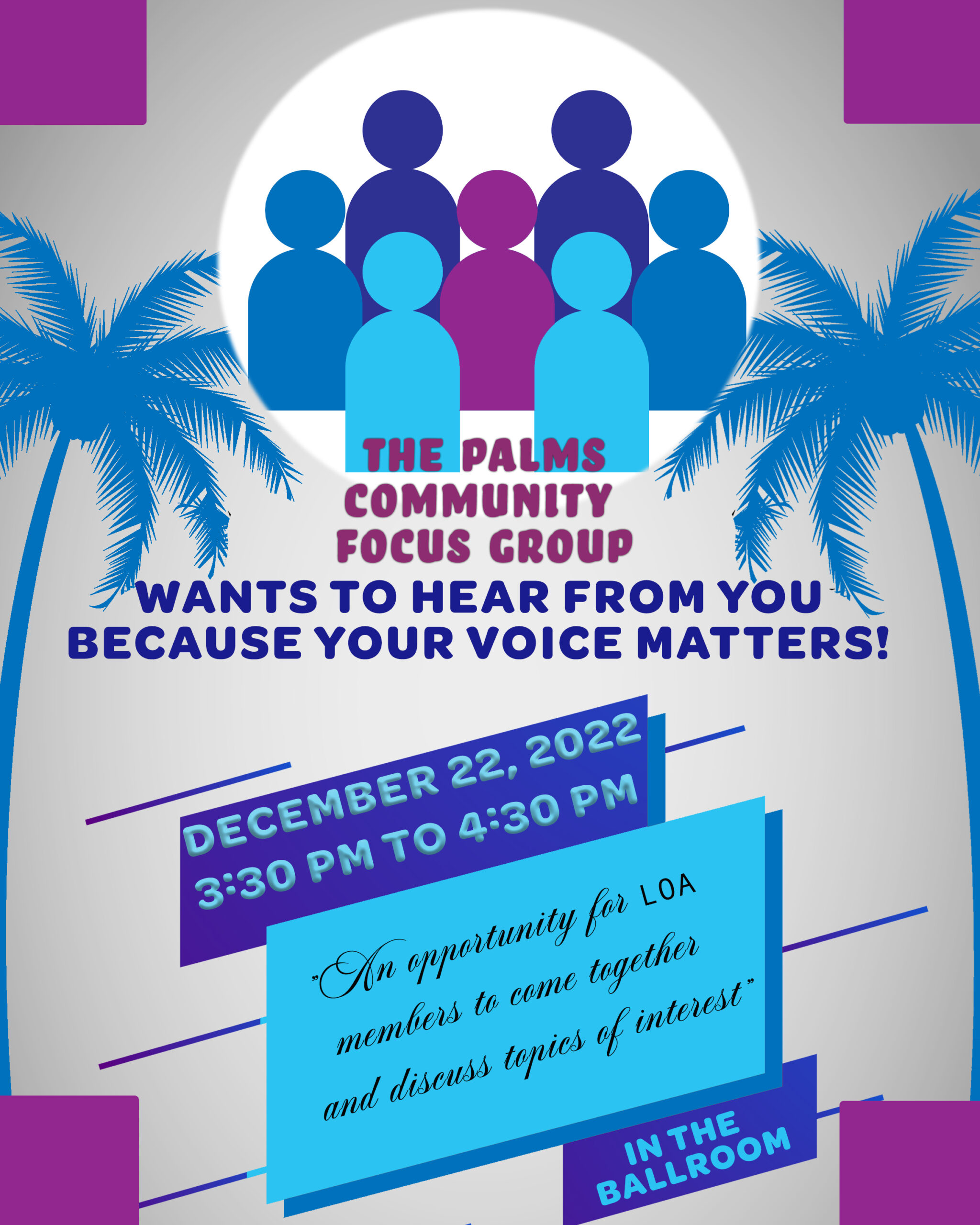 The Palms Community Focus Group » The Palms RV Resort