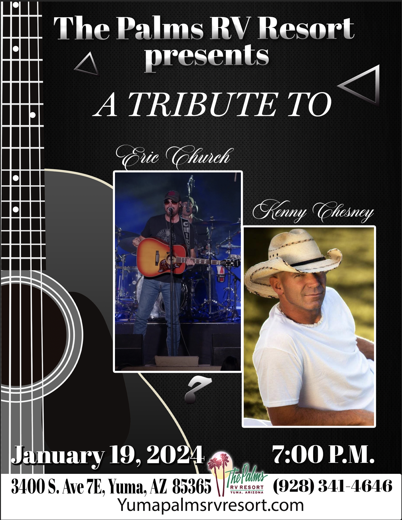 Eric Church & Kenny Chesney Tribute » The Palms RV Resort