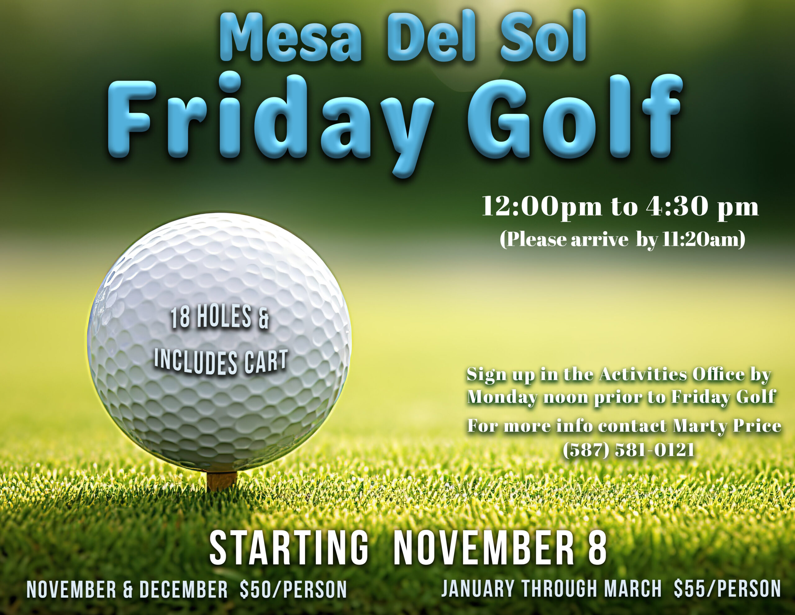 Golf at Mesa del Sol » The Palms RV Resort