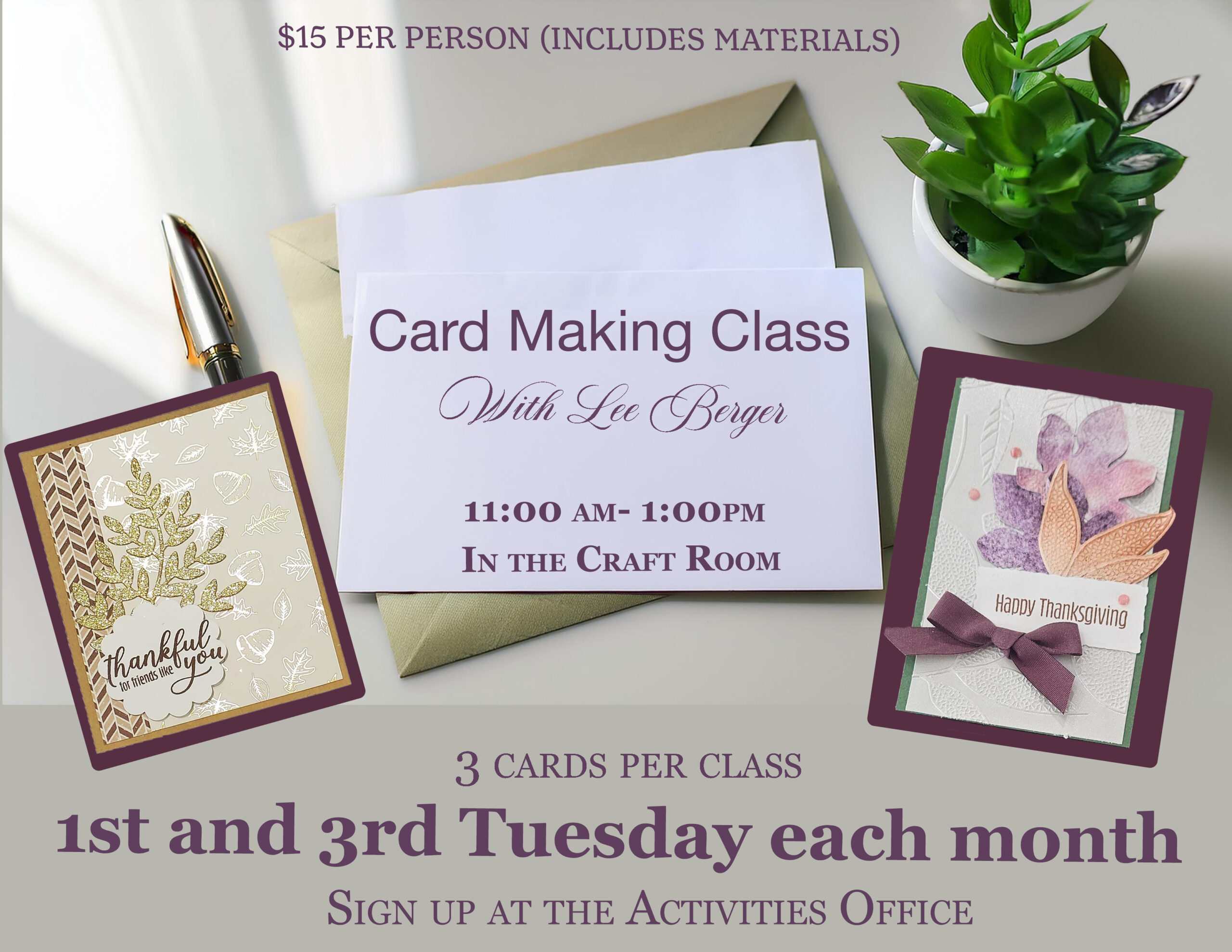 Card Making » The Palms RV Resort