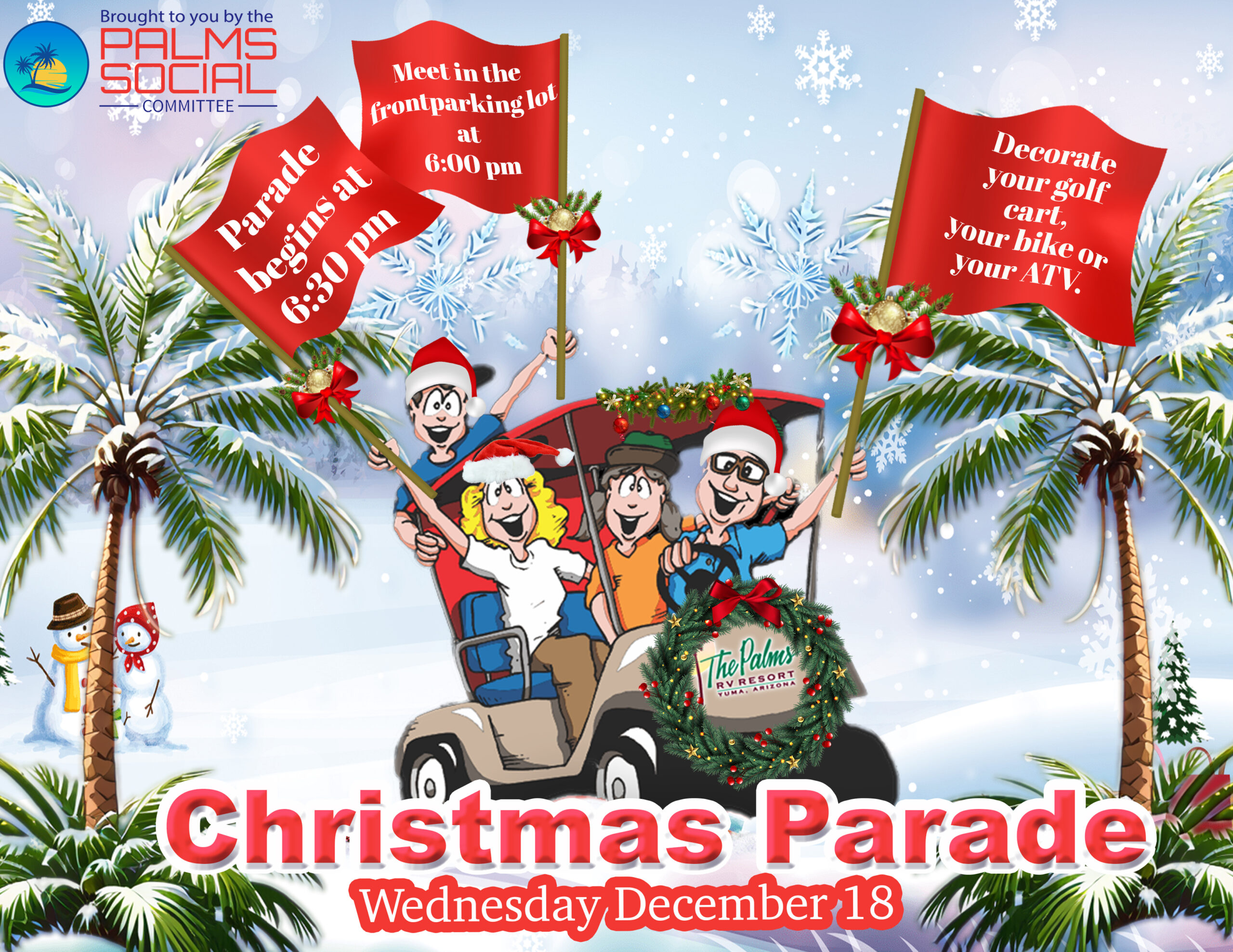 Christmas Parade » The Palms RV Resort