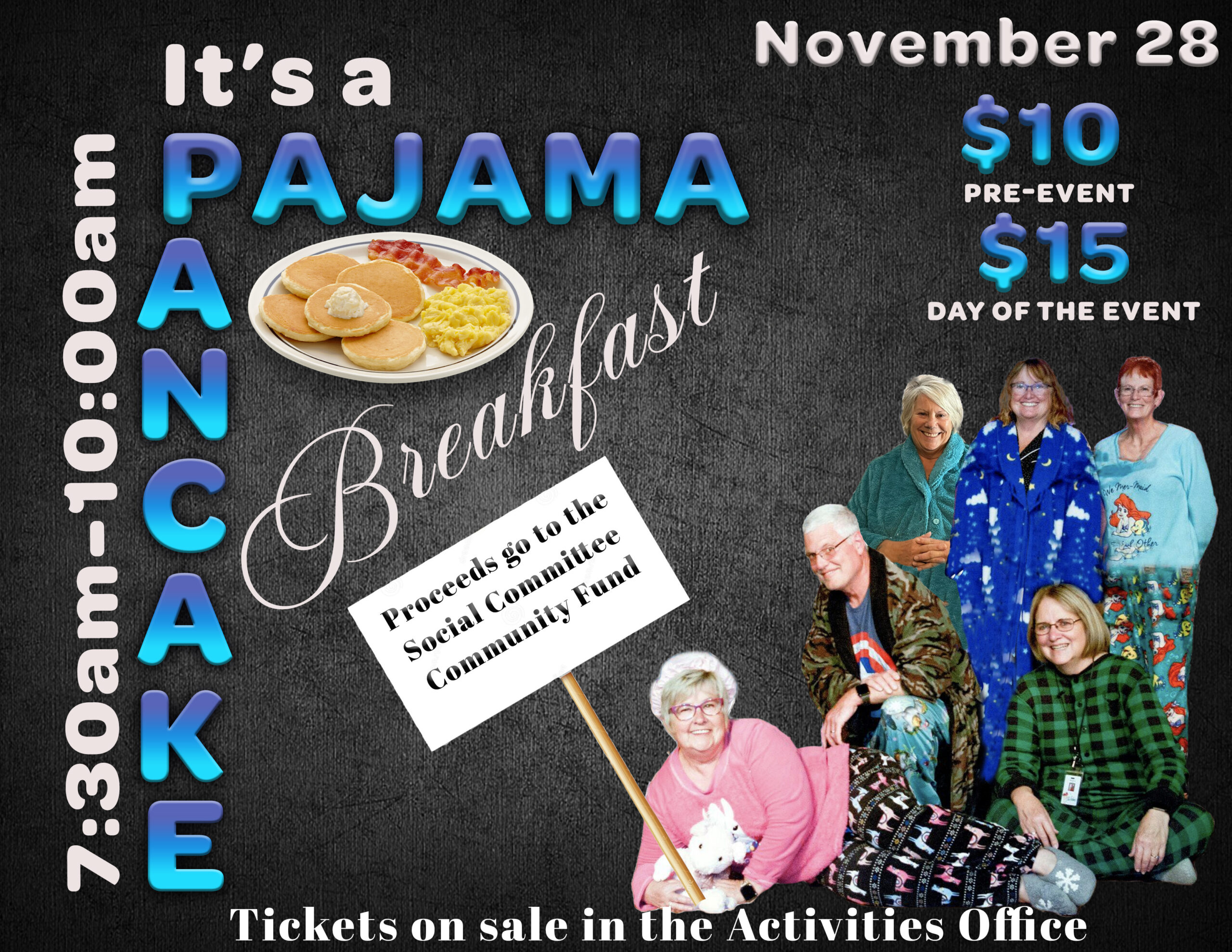 Pajama Pancake Breakfast » The Palms RV Resort
