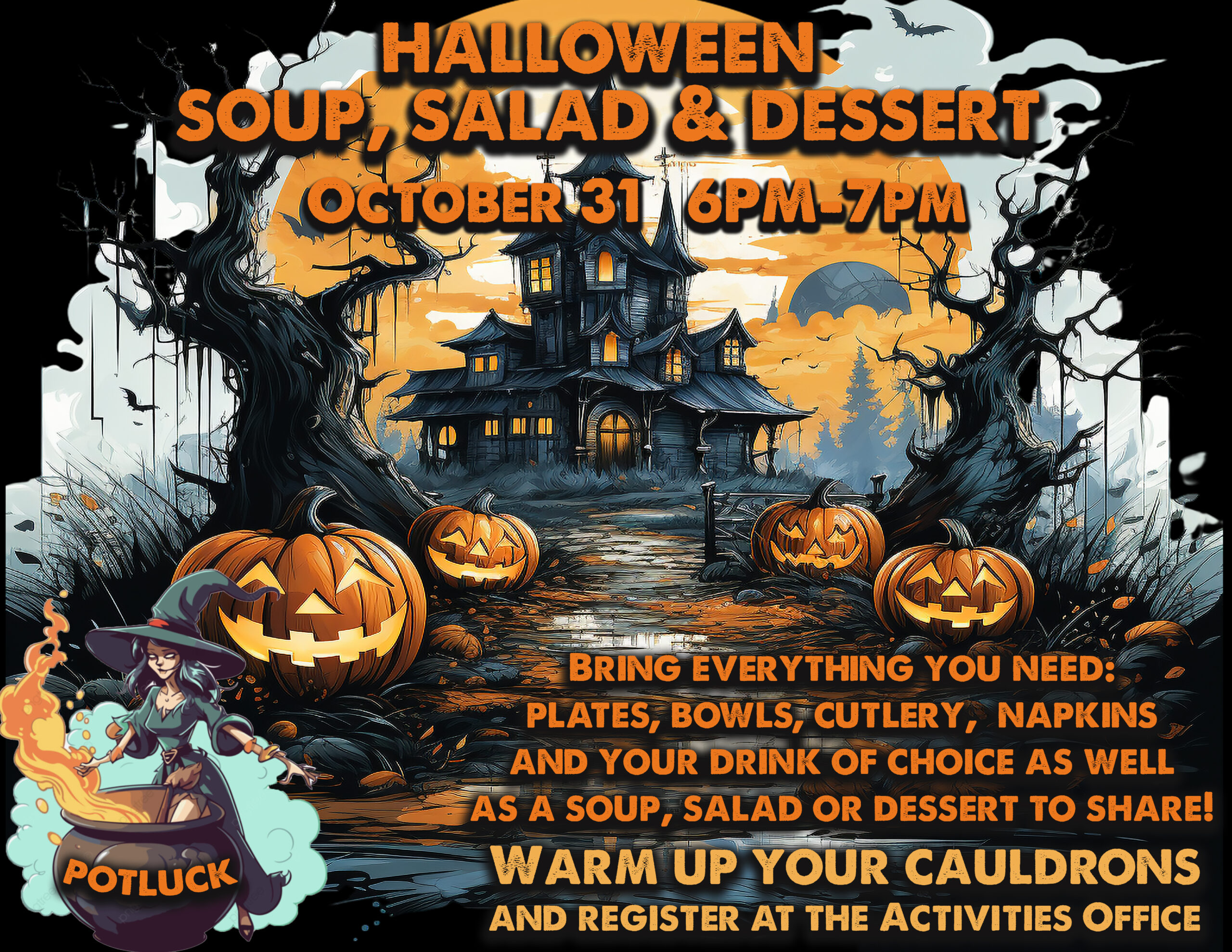 Halloween Pot Luck Dinner » The Palms RV Resort