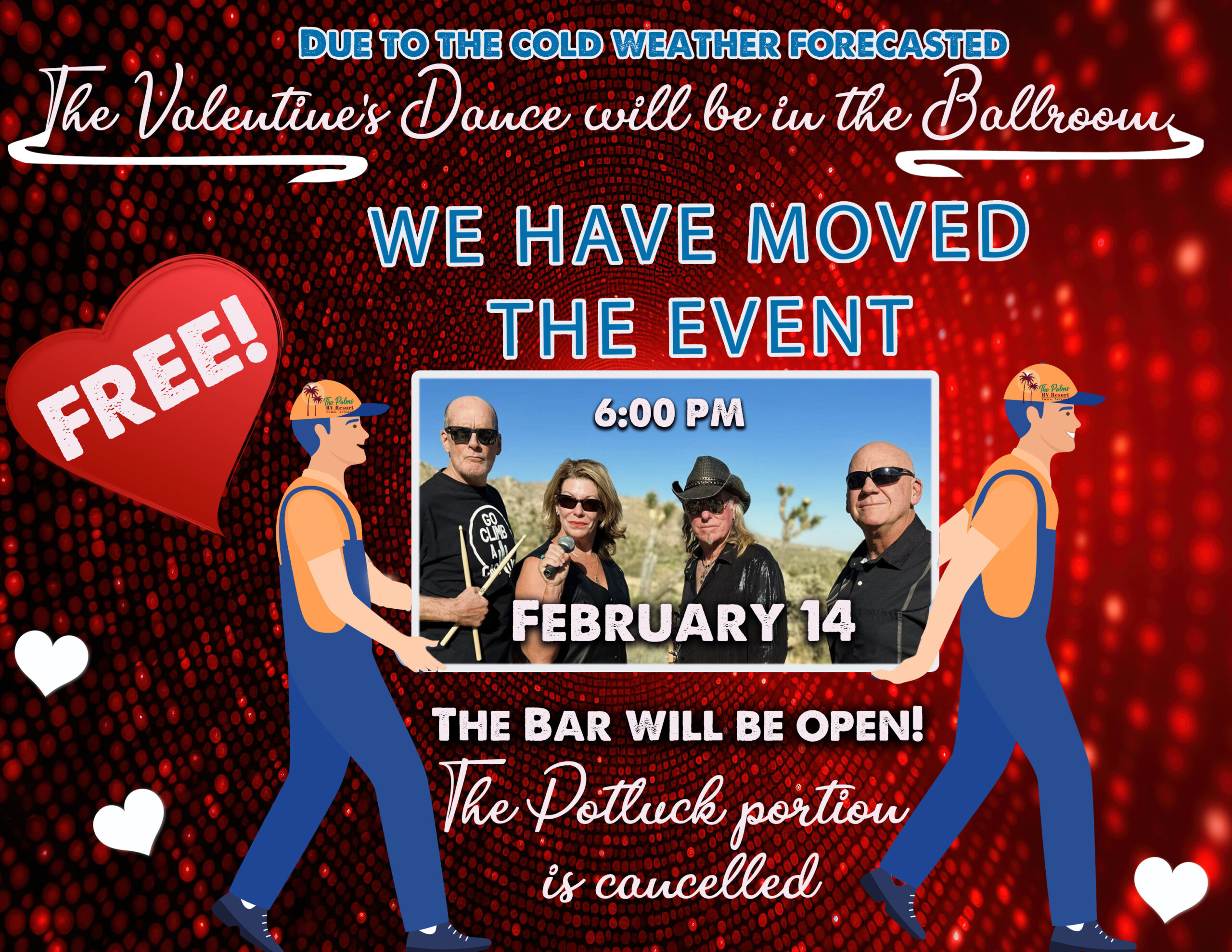 Valentine's Day Dance with the Cassandra Long Band » The Palms RV Resort